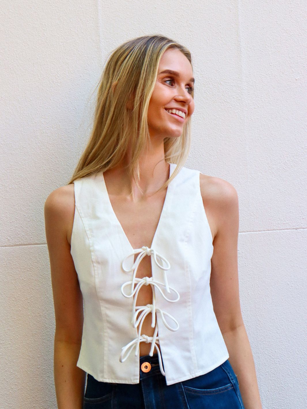 EBONY TIE TOP – Privvy